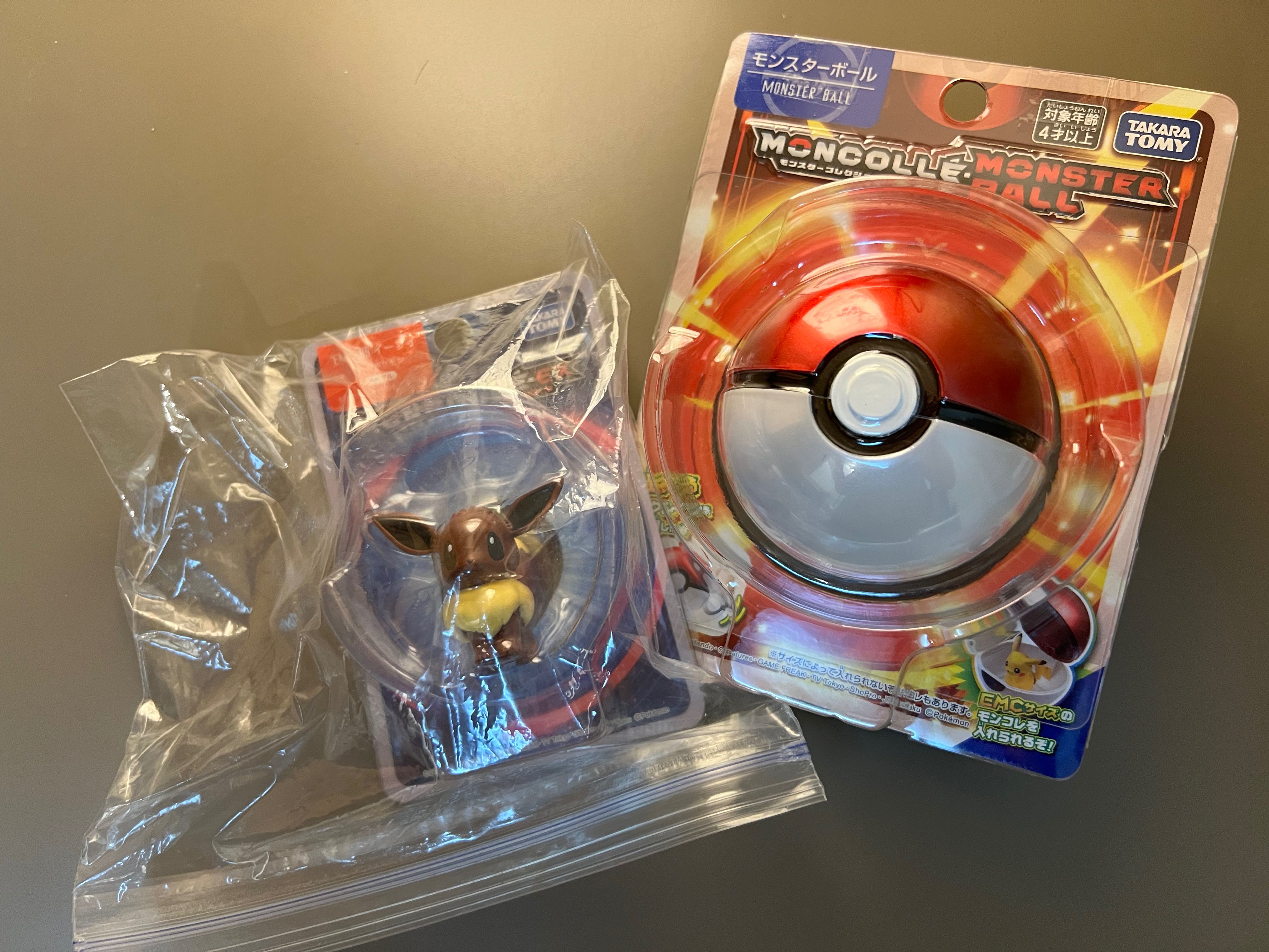 Original Pokeball and Eevee Pokemon, Hobbies & Toys, Toys & Games on ...