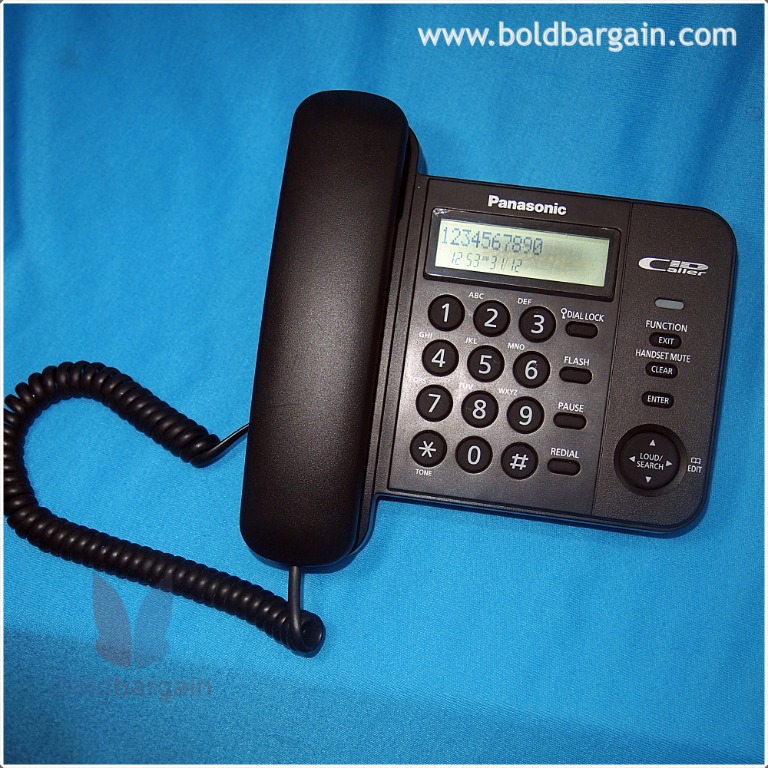 Panasonic KX-TS560ND Telephone PSTN Landline Phone with Caller ID LCD ...