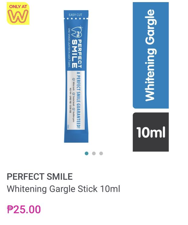 PERFECT SMILE Whitening Gargle Stick 10ml, Beauty & Personal Care, Oral ...