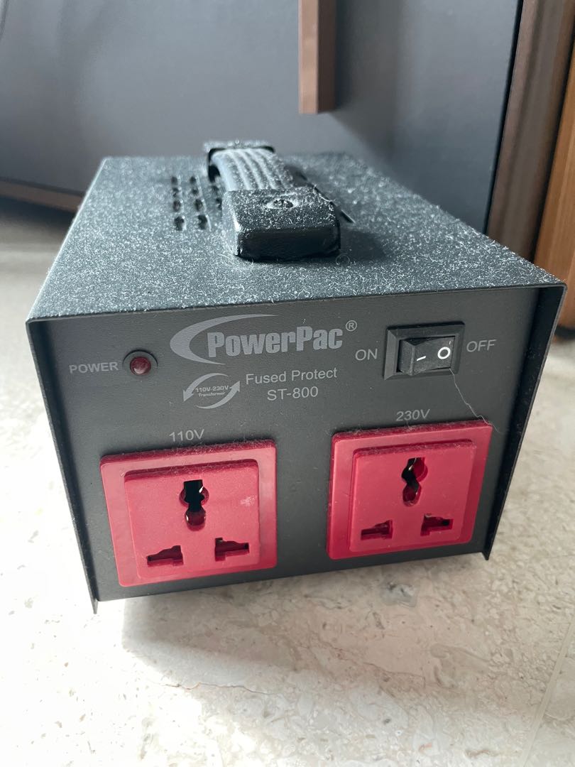 Powerpac 800W Power Converter Transformer, TV & Home Appliances ...