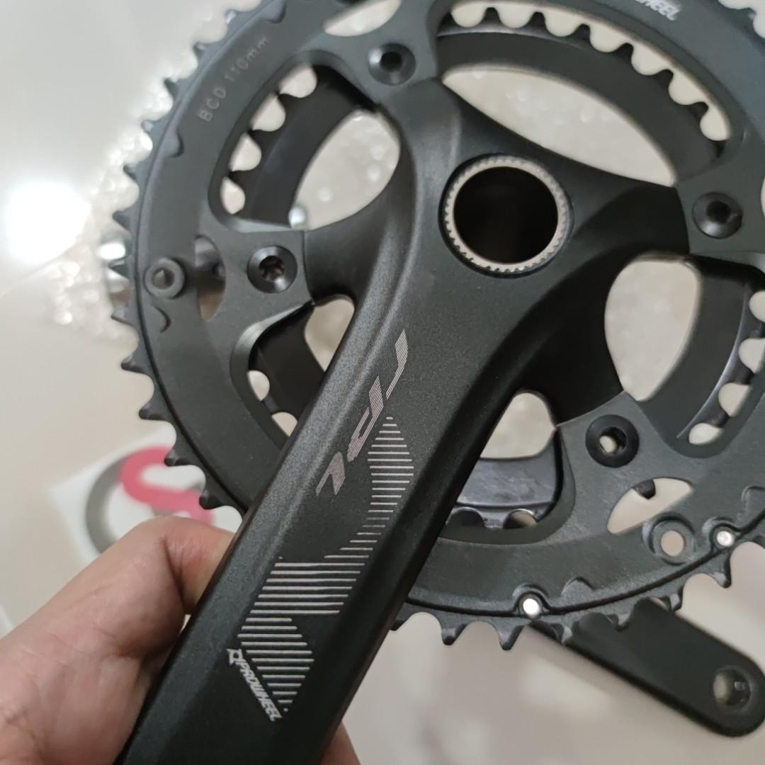 Prowheel Rpl Hollowtech Crankset For Gravel Bike 110bcd 46t 34t With Bb