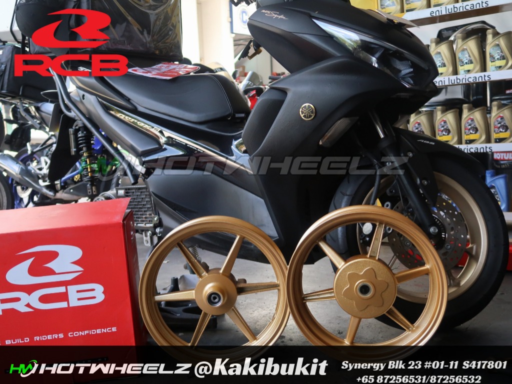 RCB SPORT RIM for AEROX, Motorcycles, Motorcycle Accessories on Carousell