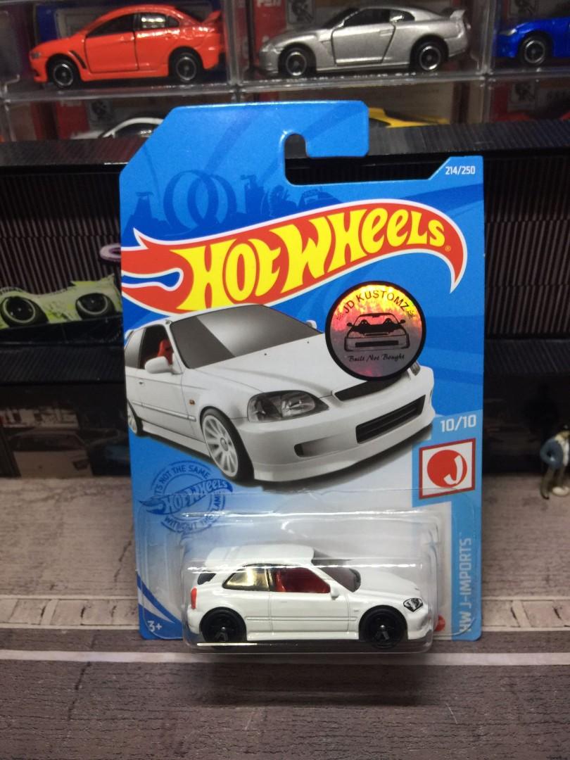 Real Riders Hot Wheels Honda Civic EK (TE37 Black wheels), Hobbies ...