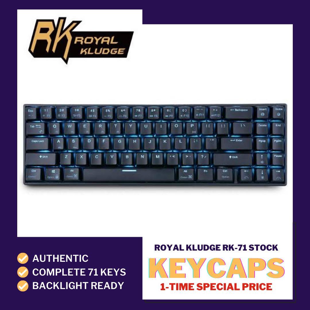 RK71 Stock Keycaps for mechanical keyboard, Computers & Tech, Parts ...