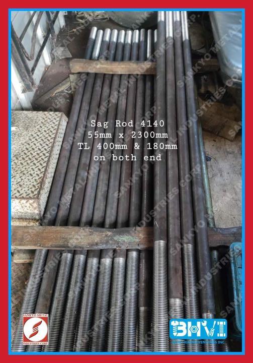 Sag Rod and Anchor Bolt, Commercial & Industrial, Construction Tools ...