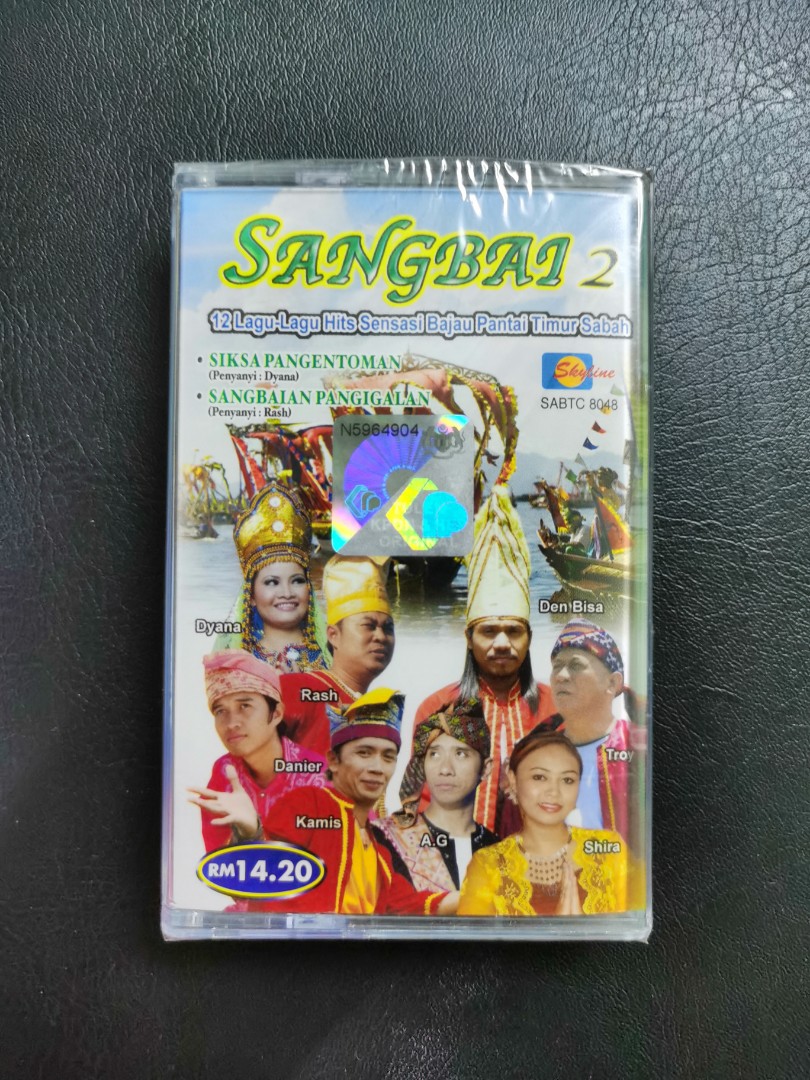 Sangbai Vol 2 " 12 Lagu Lagu Hits Sensasi Bajau Pantai Timur Sabah " Kaset /Cassette, Hobbies ...