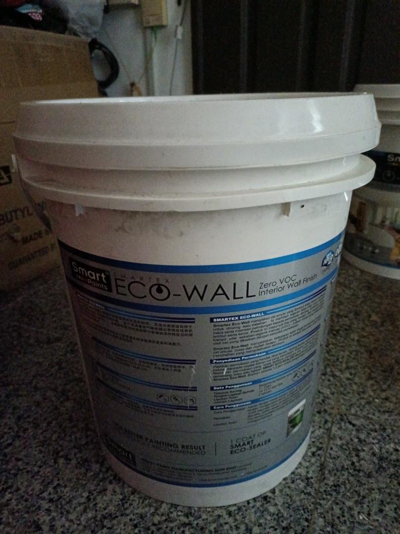 Smartex eco wall zero VOC interior wall finish 18 litres white, Furniture & Home Living, Home ...