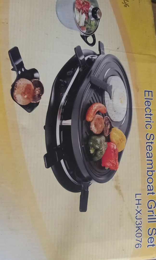 Steamboat grill set, TV & Home Appliances, Kitchen Appliances, BBQ ...