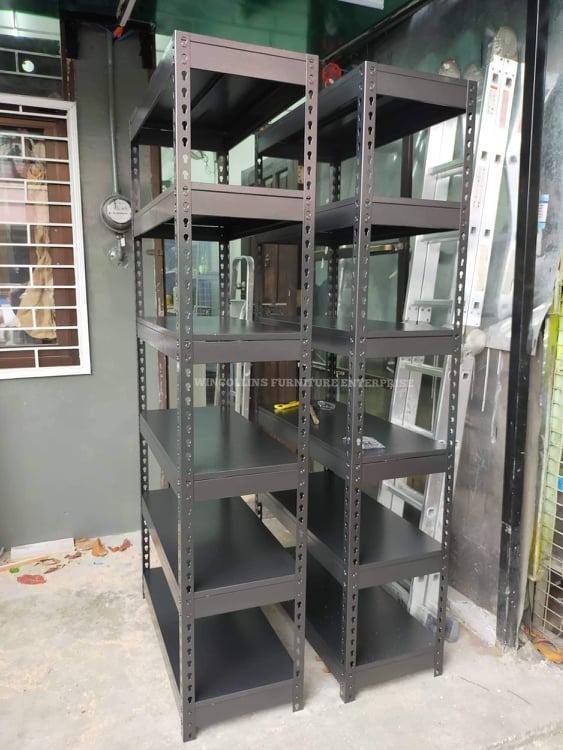 steel rack - 5 layer open shelf heavy duty, Furniture & Home Living ...