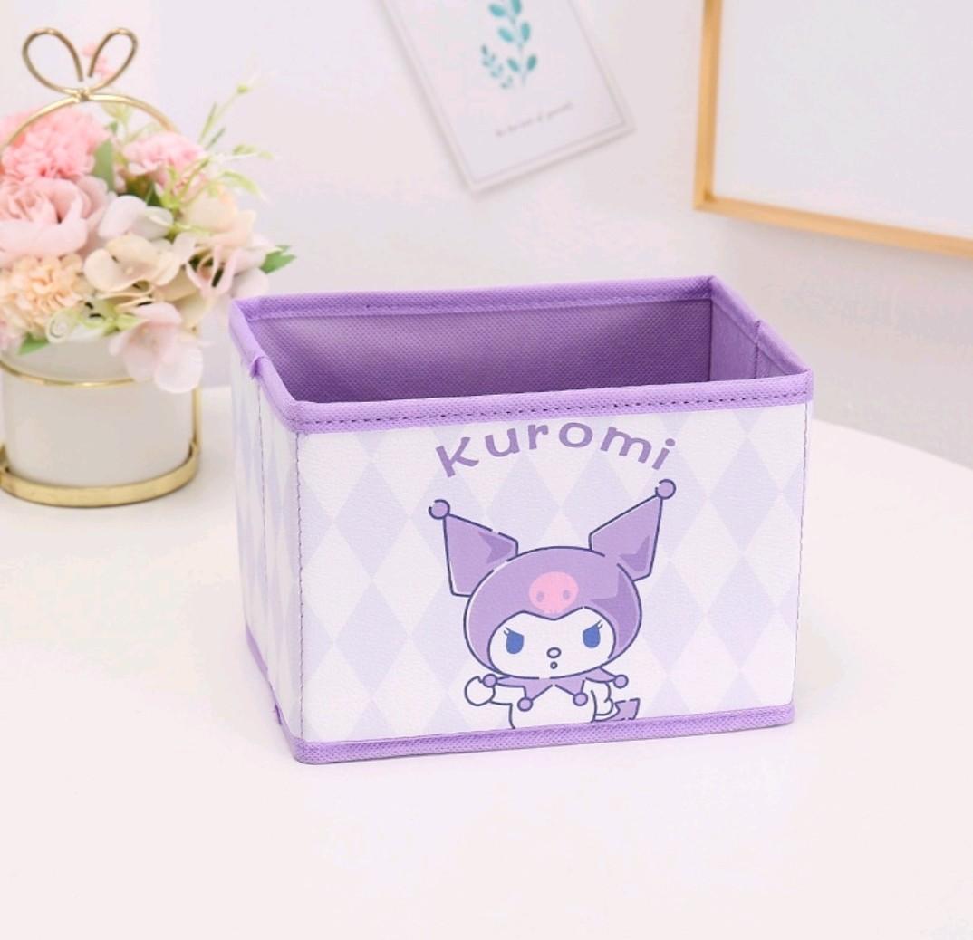 Storage box karakter kuromi tempat box karakter kuromi, Perabotan Rumah ...