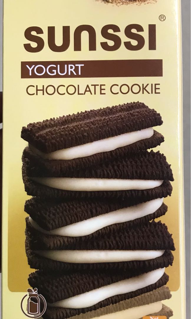 Sunssi Yogurt Chocolate Cookie 115g, Food & Drinks, Packaged & Instant ...