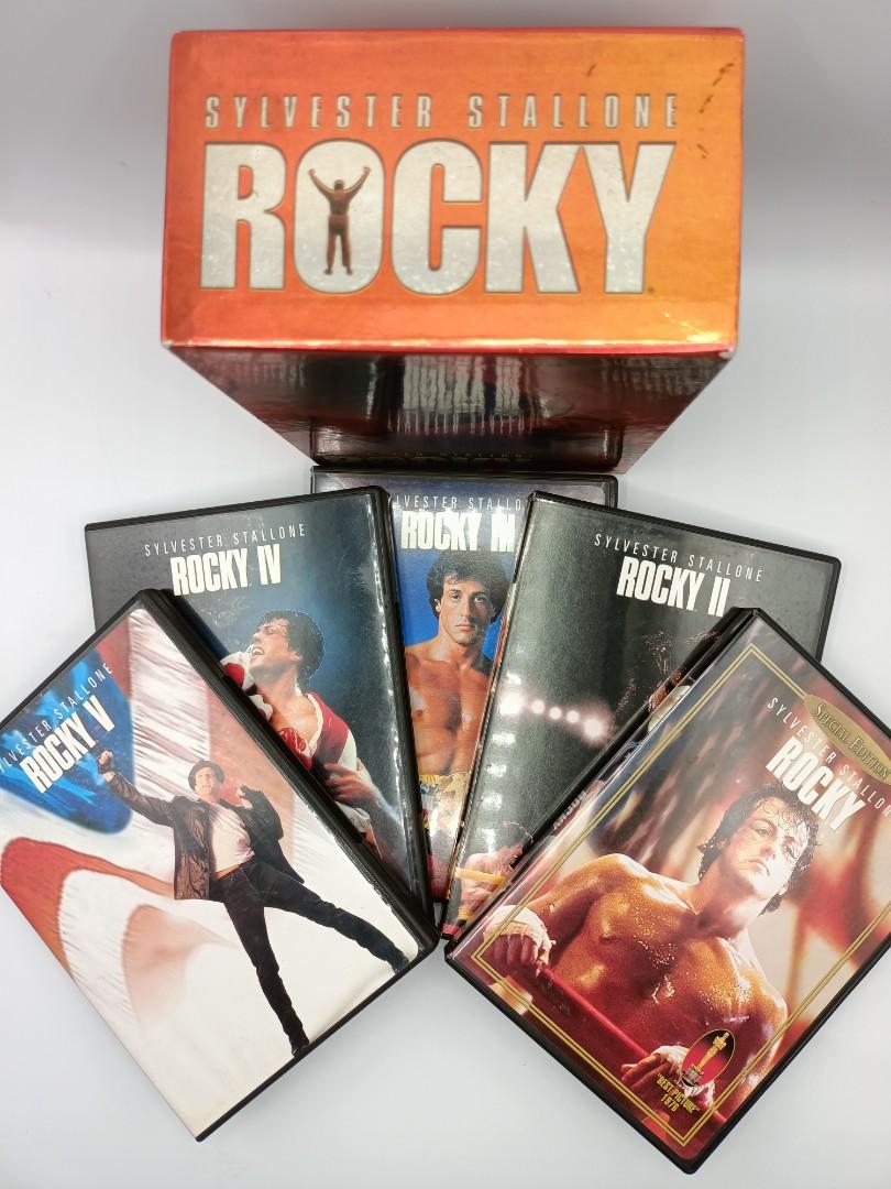 Sylvester Stallone ROCKY Complete DVD Set Original Free Region Used DVD ...