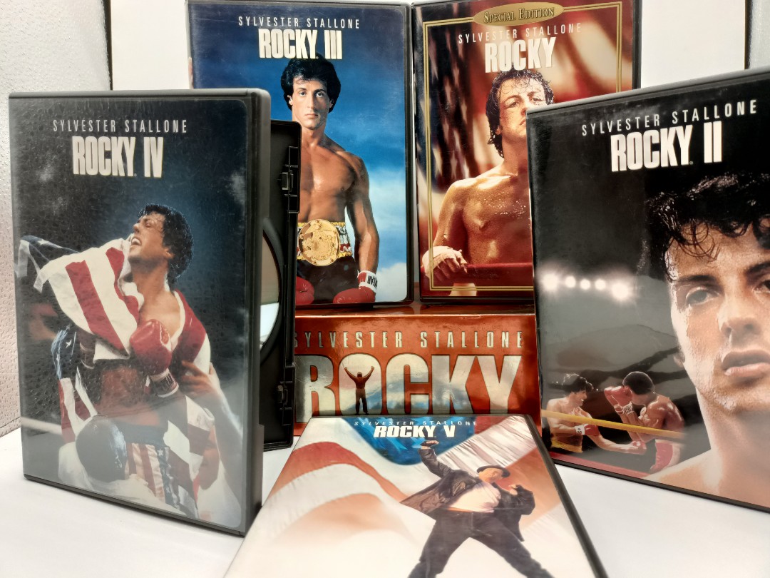 Sylvester Stallone ROCKY Complete DVD Set Original Free Region Used DVD ...