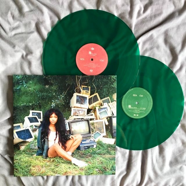 SZA - Ctrl 2xLP (Translucent Green vinyl), Hobbies & Toys, Music & Media, Vinyls on Carousell