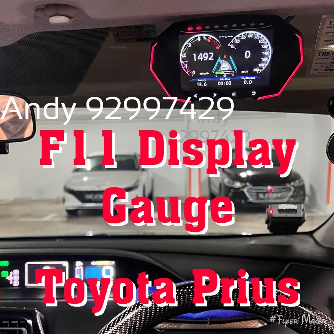 F11 HUD OBD OBD2 display gauge on Toyota Prius, Announcements on Carousell