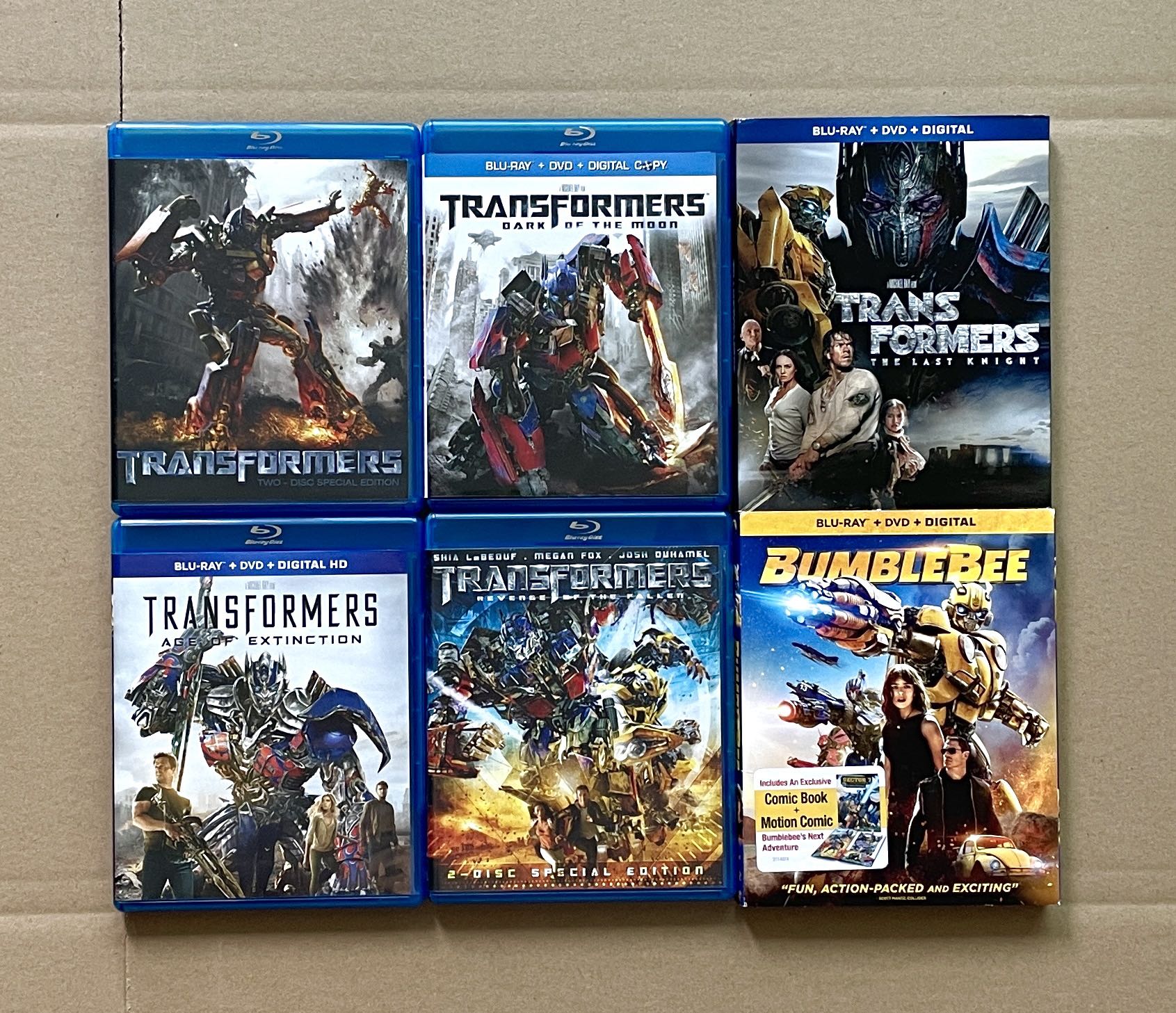 Transformers Blu Ray - Complete set, Hobbies & Toys, Music & Media, CDs ...