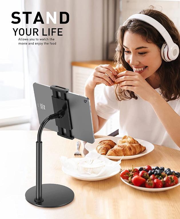 Tryone Tablet Stand, Gooseneck Tablet holder, 360 Degree Rotating Phone ...