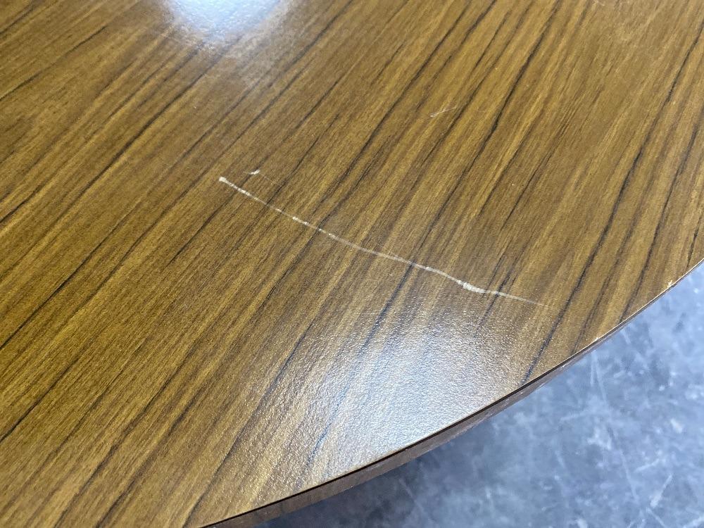 Wooden Round Dining Table / Meja Makan Bulat Kayu, Furniture & Home ...