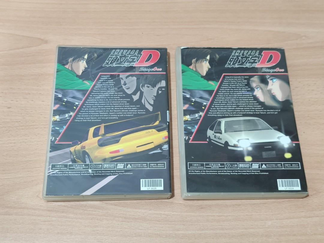 (5DVD) 头文字D Initial D Stage One Vol 1-26, Hobbies & Toys, Music & Media ...