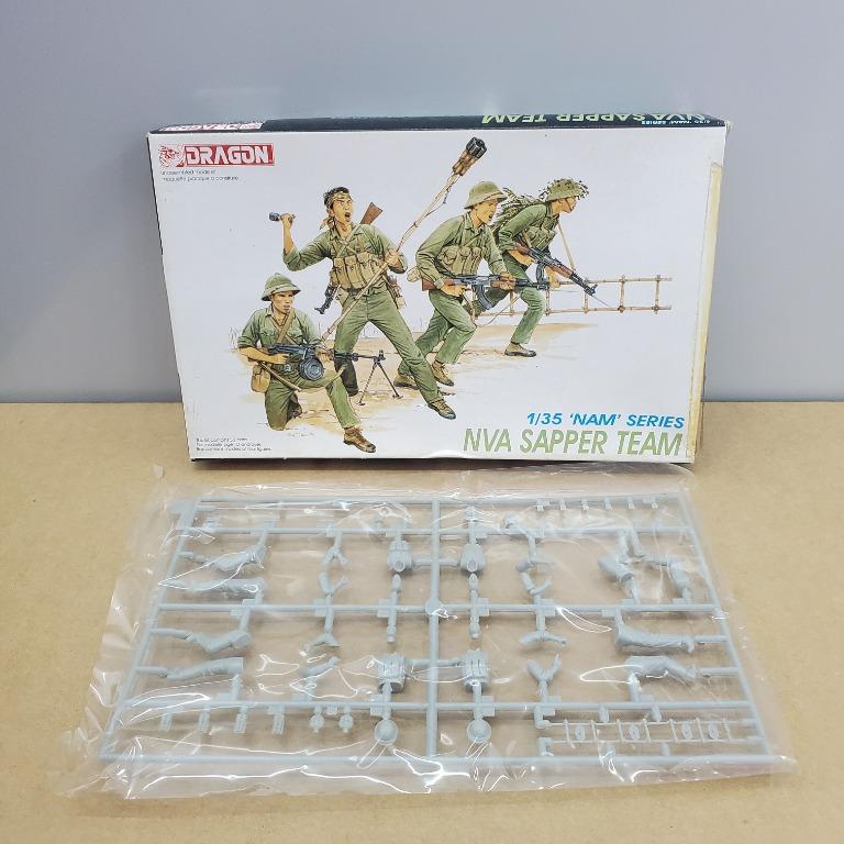 全新絕版 Dragon 威龍 3308 (2005年)-1/35-NVA工兵隊 - '南'系列 / NVA Sapper Team ...