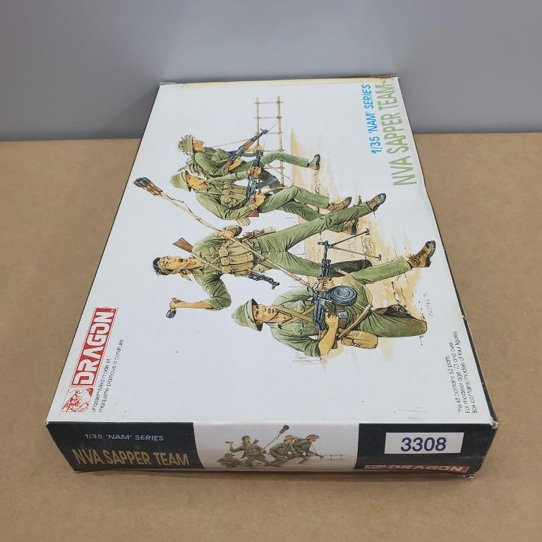 全新絕版 Dragon 威龍 3308 (2005年)-1/35-NVA工兵隊 - '南'系列 / NVA Sapper Team ...