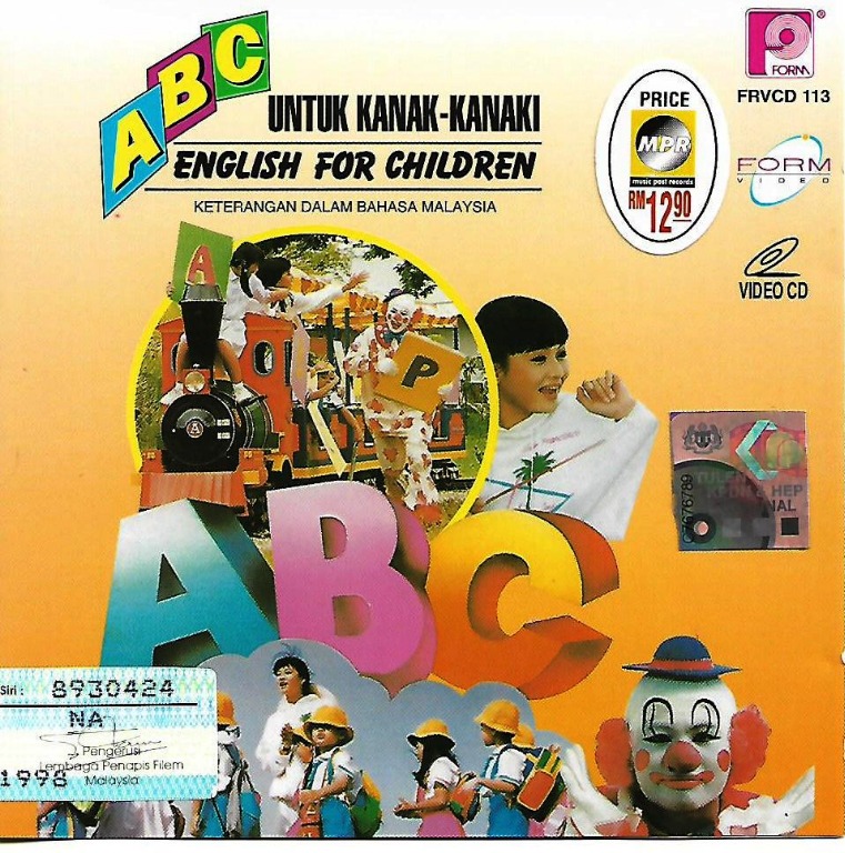 ABC English Untuk Kanak-kanak Vol.1 VCD English For Children Keterangan ...
