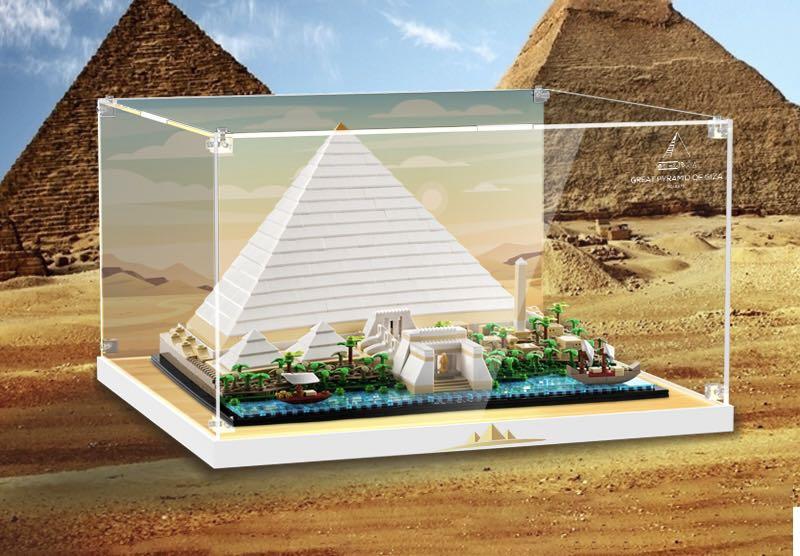 Acrylic display case for LEGO 21058 Great Pyramid of Giza, Hobbies ...