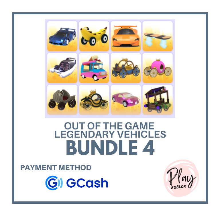 Adopt Me - Bundle 4 (Out of the Game Legendary Vehicles), Hobbies ...