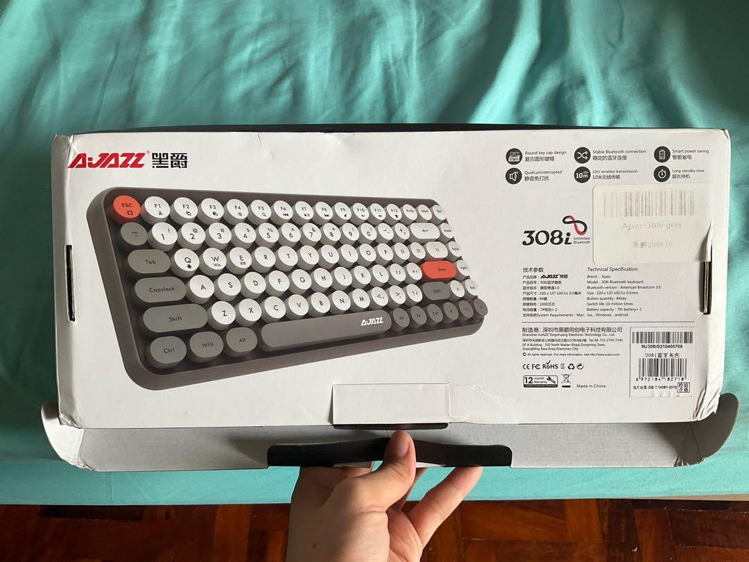 Ajazz Wireless bluetooth Keyboard w/box manual mechanical keyboard ...