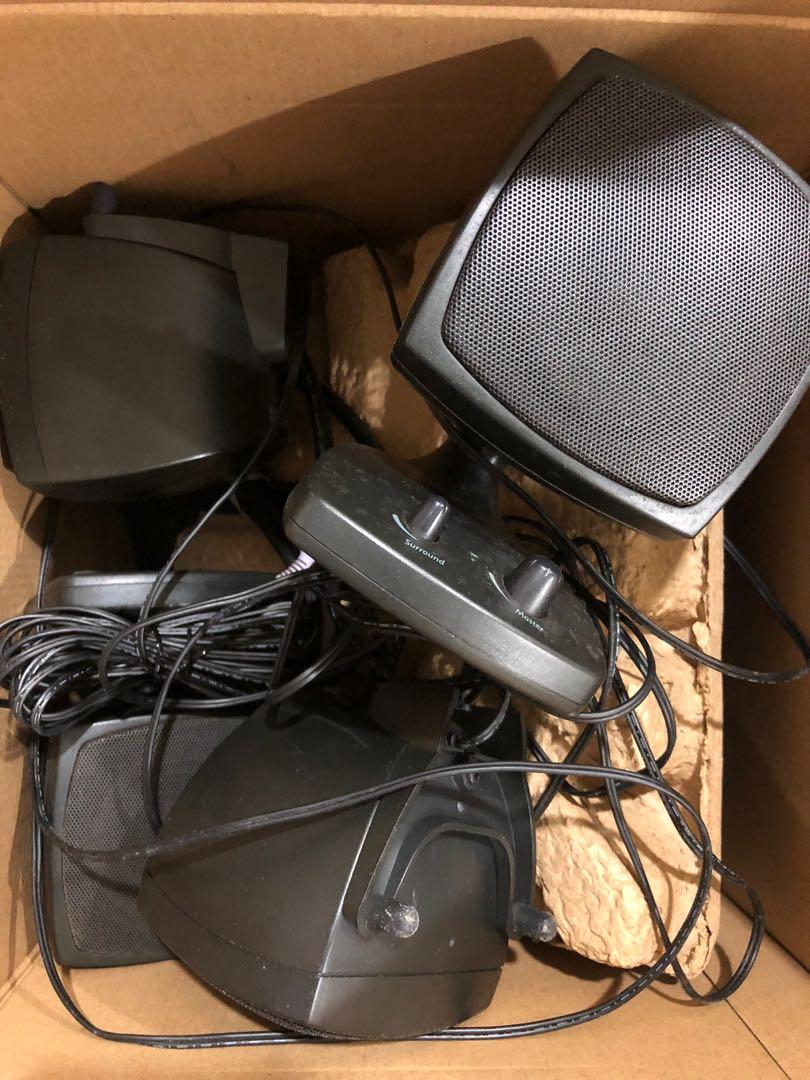 Altec Lansing 4.1 ACS54 Speaker + Subwoofer, TV & Home Appliances, TV ...