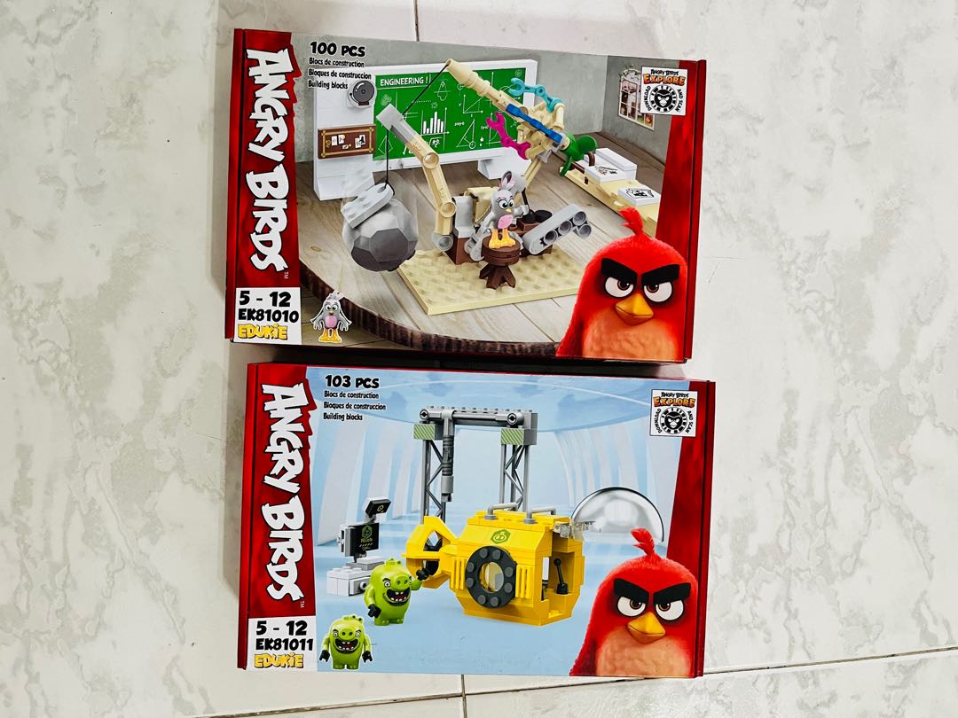 Angry Birds Building Blocks, Hobbies & Toys, Toys & Games on Carousell