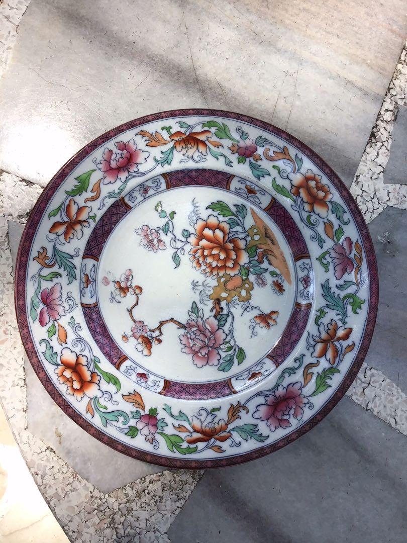 Antique Ironstone Tonquin China Plate, Furniture & Home Living, Home ...