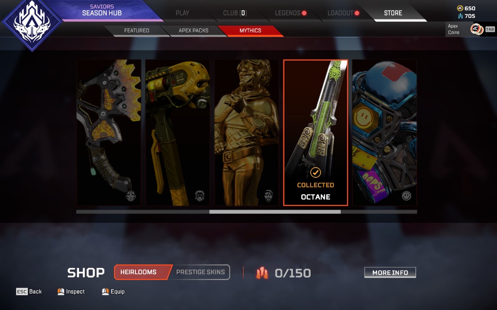 Apex Legends Octane Heirloom, Video Gaming, Gaming Accessories, Game ...