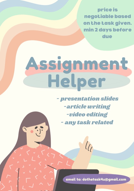 ASSIGNMENT HELPER, Services, Tuition on Carousell