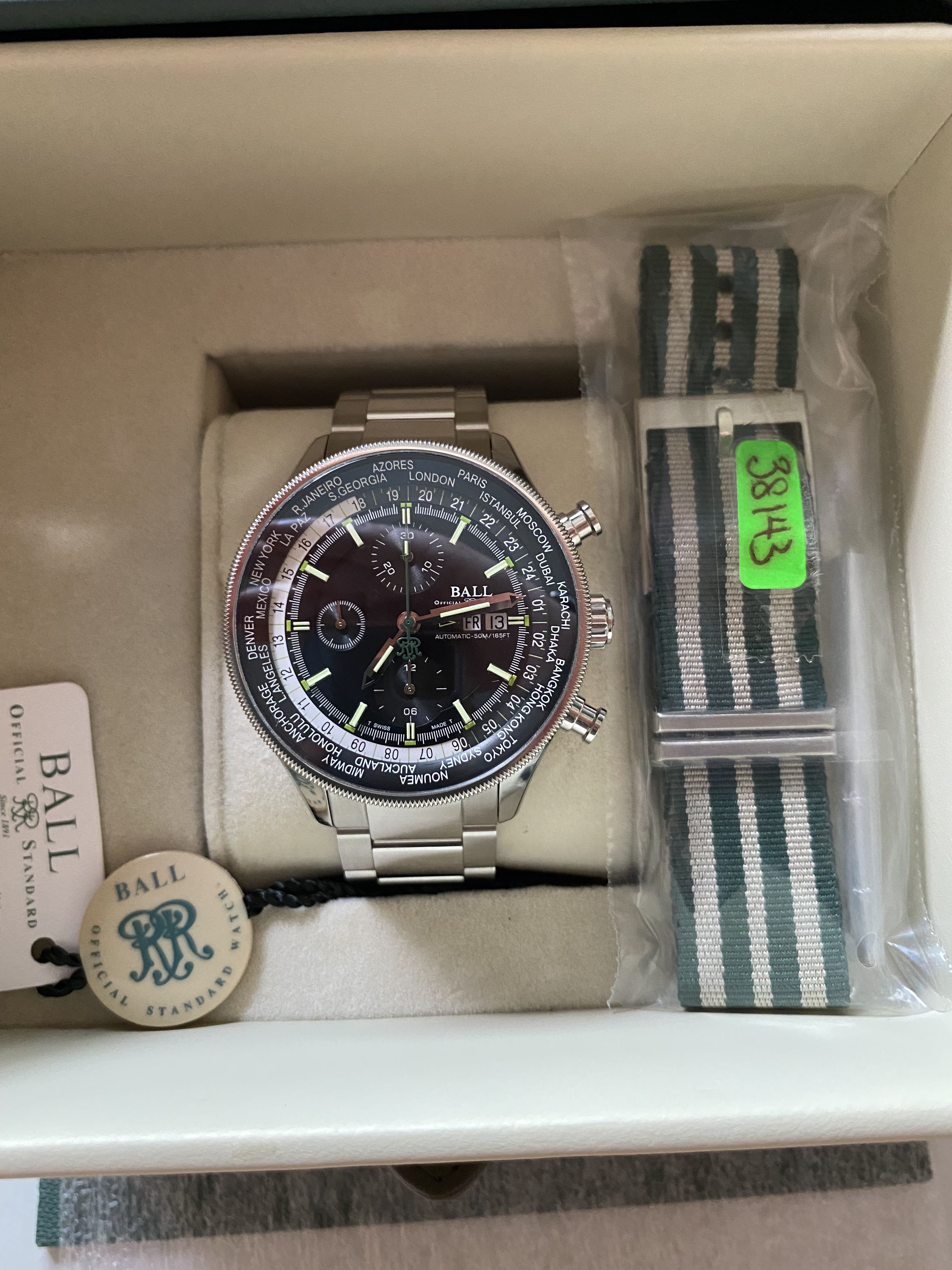 Ball Engineer Il Navigator World Time Chronograph OFFICIAL DEALER ...