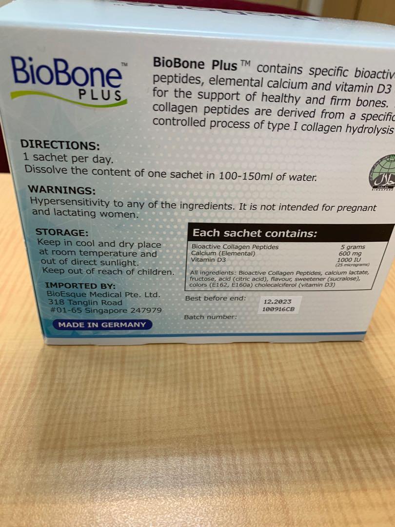 BioBONE Plus, Health & Nutrition, Health Supplements, Vitamins ...