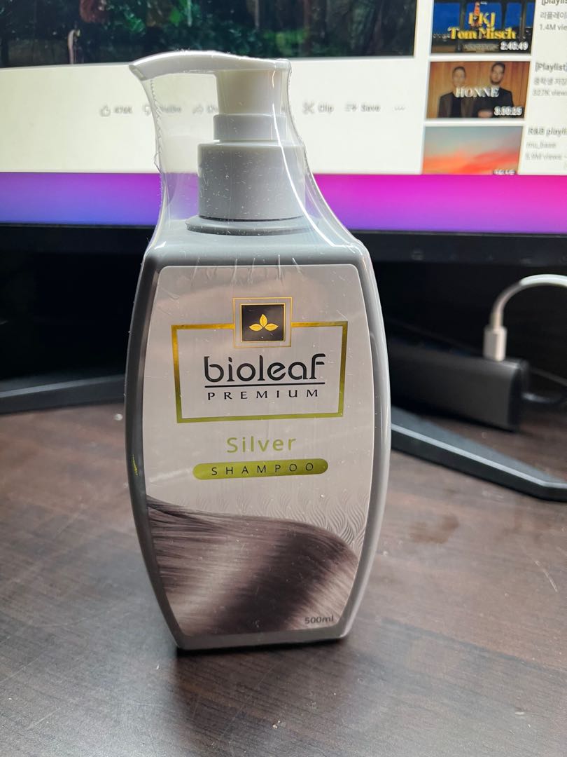 Bioleaf Premium Silver Shampoo, Beauty & Personal Care, Hair on Carousell