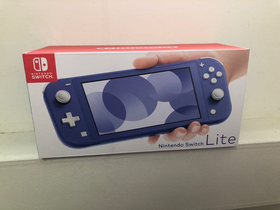 Blue nintendo switch lite, Video Gaming, Video Game Consoles, Nintendo ...