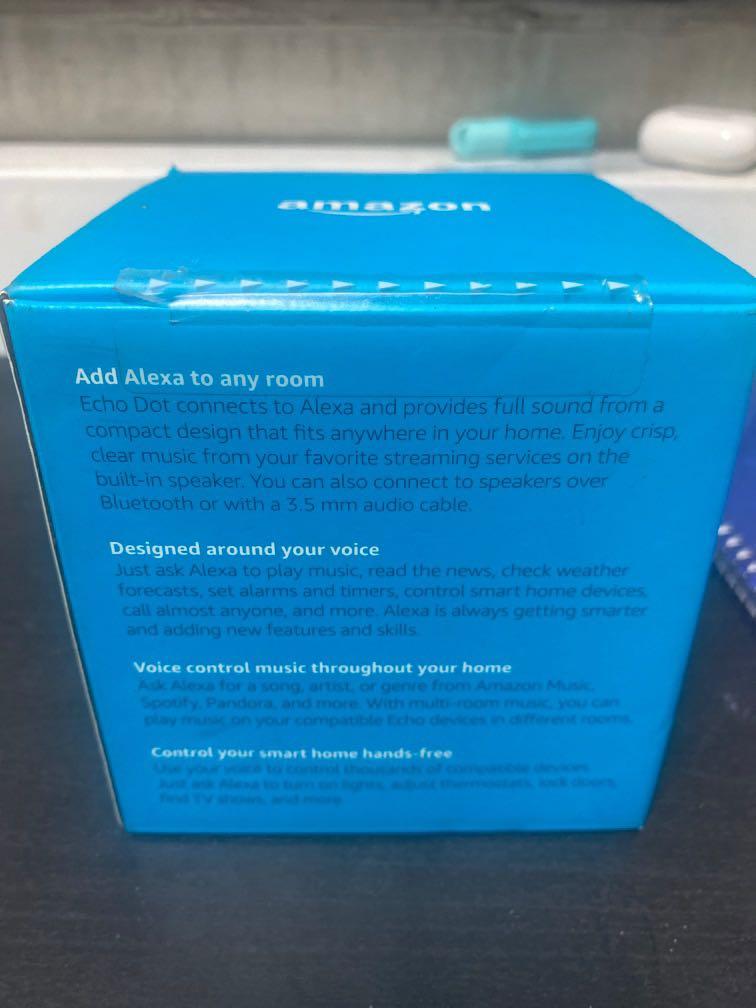 BRAND NEW ECHO DOT GEN 3 ( Black), TV & Home Appliances, Other Home ...