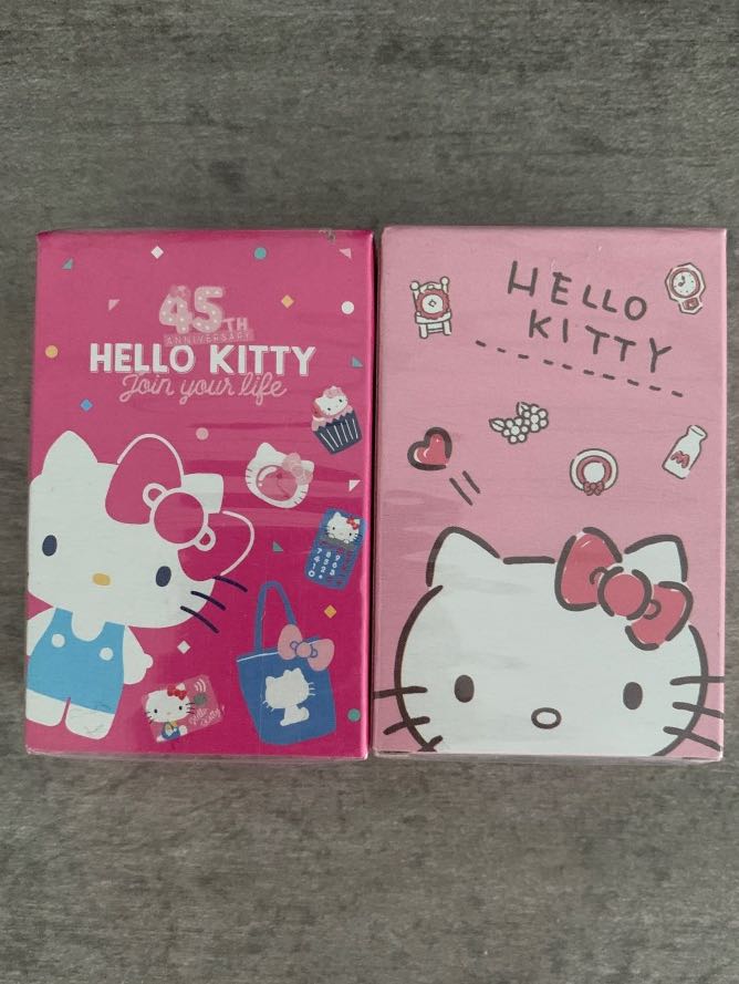 Brand new Hello Kitty Poker Cards rare limited edition Sanrio pink ...