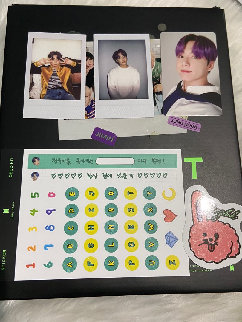 BTS Deco Kit Jungkook Member Set, Hobbies & Toys, Memorabilia ...