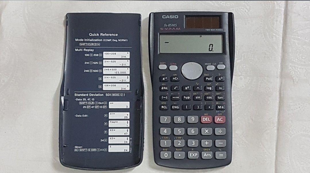 Casio FX-85MS S-V. P. A. M. Scientific Calculator With Box And Manual ...