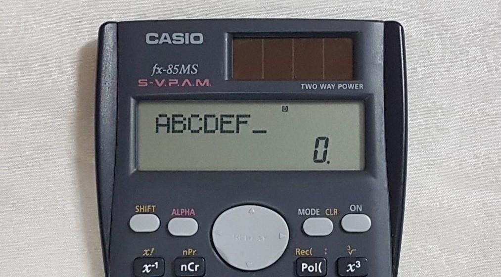 Casio FX-85MS S-V. P. A. M. Scientific Calculator With Box And Manual ...