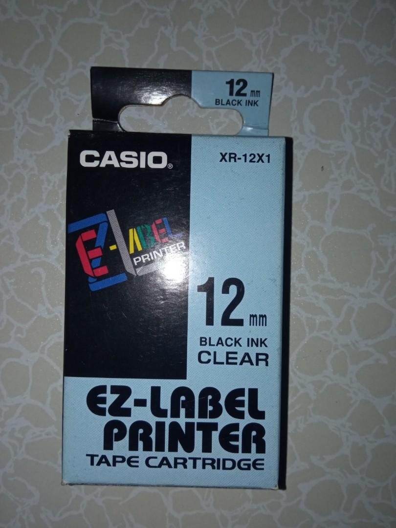 Casio Label Printer XR-12X1, Computers & Tech, Office & Business ...