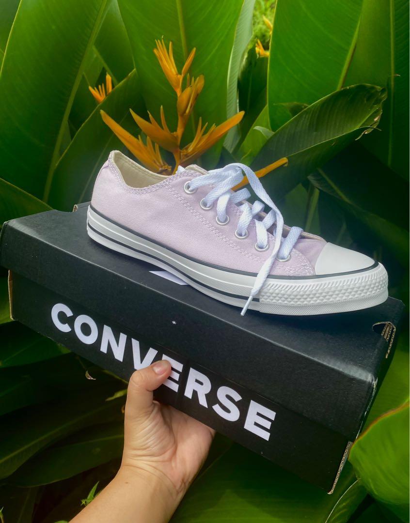 CONVERSE Pale Amethyst, Women's Fashion, Footwear, Sneakers on Carousell