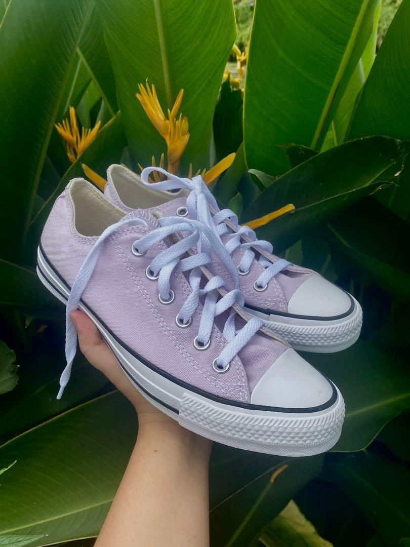 CONVERSE Pale Amethyst, Women's Fashion, Footwear, Sneakers on Carousell