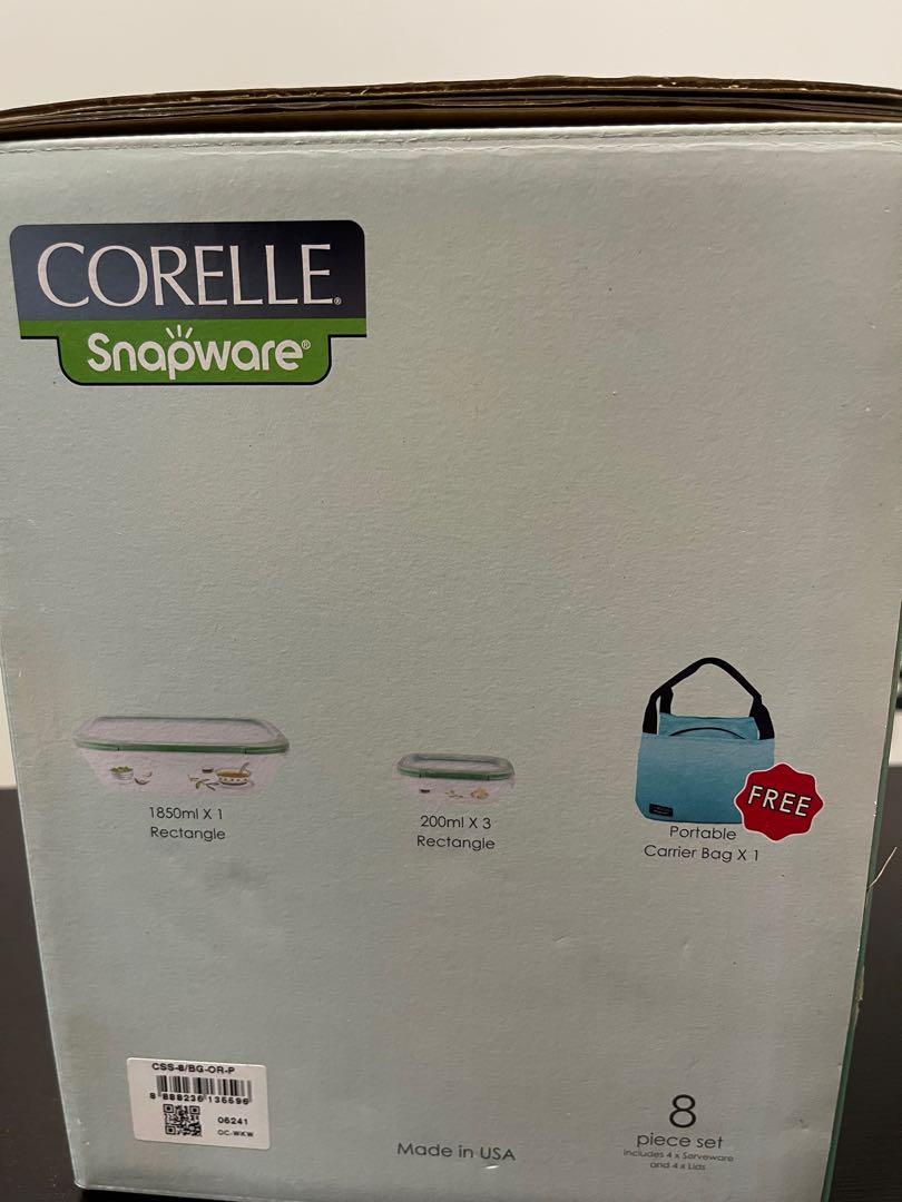 Corelle Snapware Set, Furniture & Home Living, Kitchenware & Tableware ...