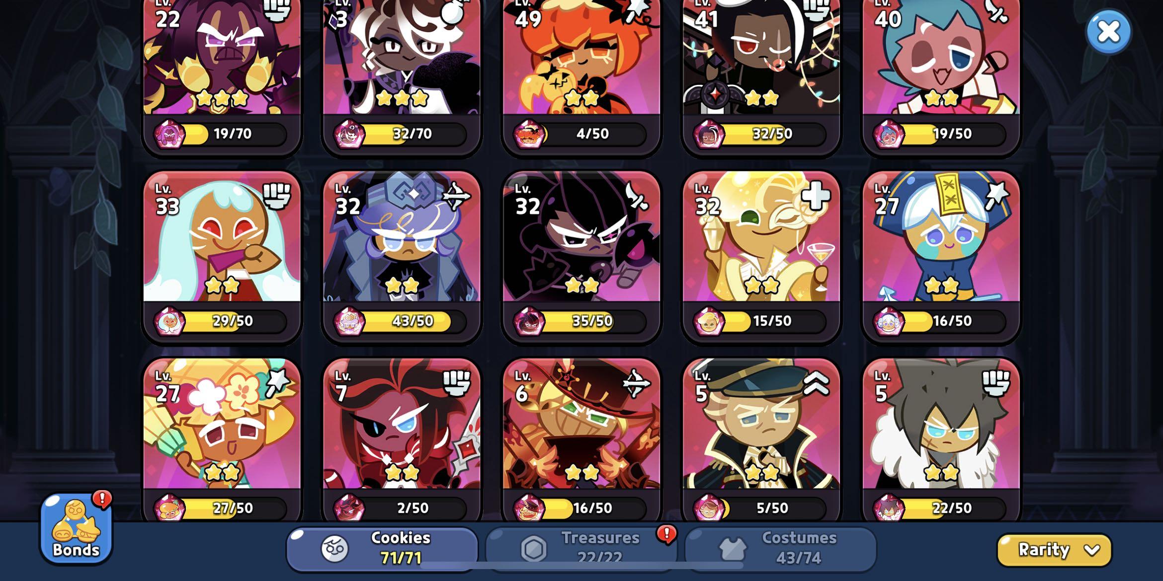 Crk account, all cookiesdark cocoa cookie 2 star frost , pure vanilla ...