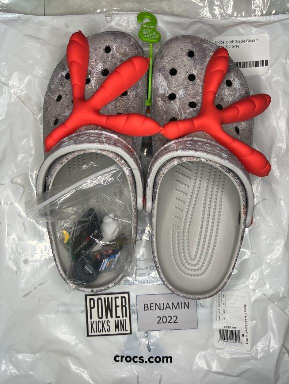 Crocs X Jeff Staple Classic Clog, Men's Fashion, Footwear, Slippers ...