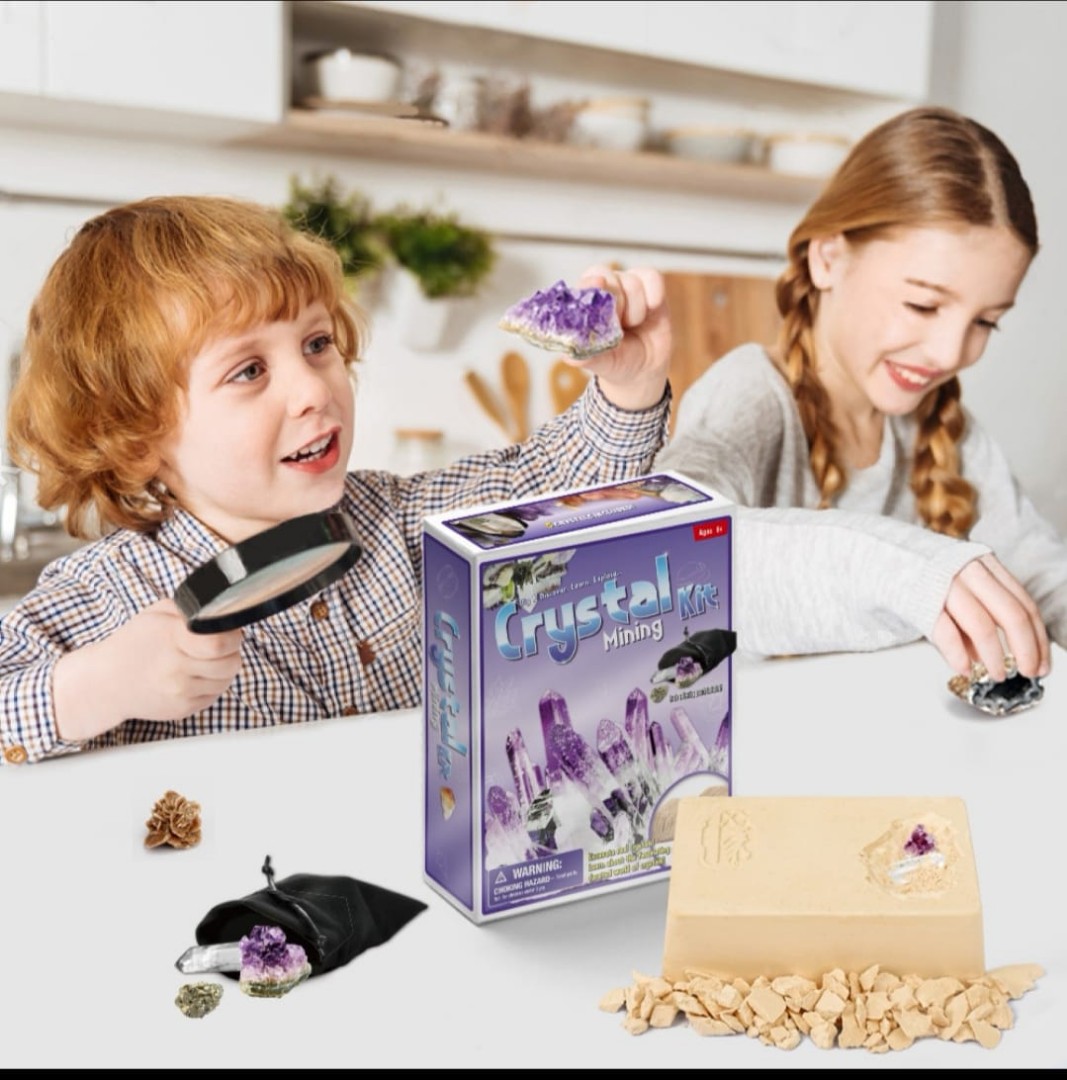 Crystal mining kits, Hobbies & Toys, Toys & Games on Carousell